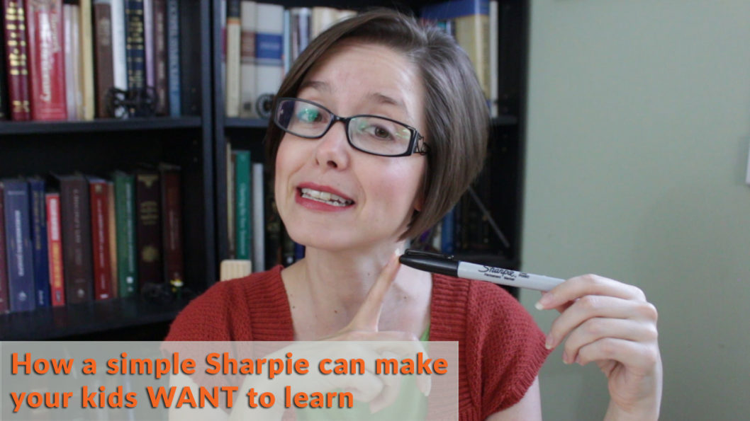 How a Simple Sharpie Can Make Your Kids WANT to Learn in Your Homeschool