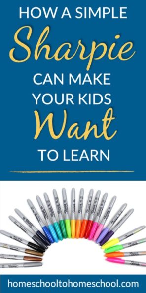 How a Simple Sharpie Can Make Your Kids WANT to Learn in Your Homeschool