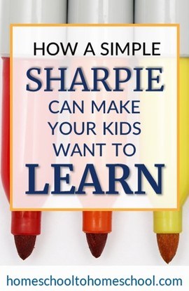 How a Simple Sharpie Can Make Your Kids WANT to Learn in Your Homeschool