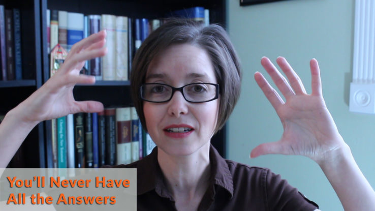 Homeschool Encouragement - You’ll Never Have All the Answers