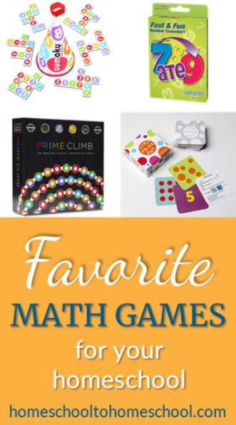 Favorite Math Games in Our Homeschool (for All Ages) - Homeschool to ...