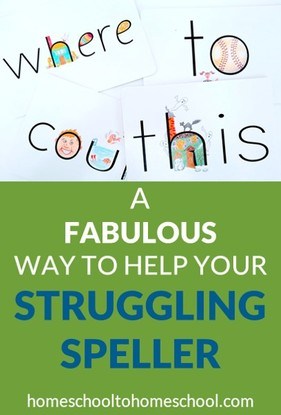 A Fabulous Way to Help Your Struggling Speller - Homeschool to Homeschool